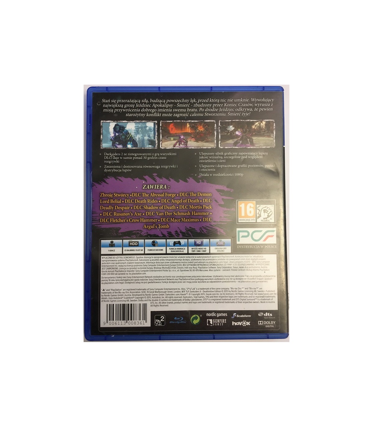 Darksiders II 2 Deathinitive Edition PS4 PS5 PL